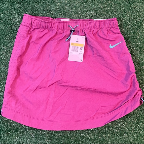Nike | Shorts | Nwt Nike Sportswear High Rise Nylon Swoosh Skirt Purple ...